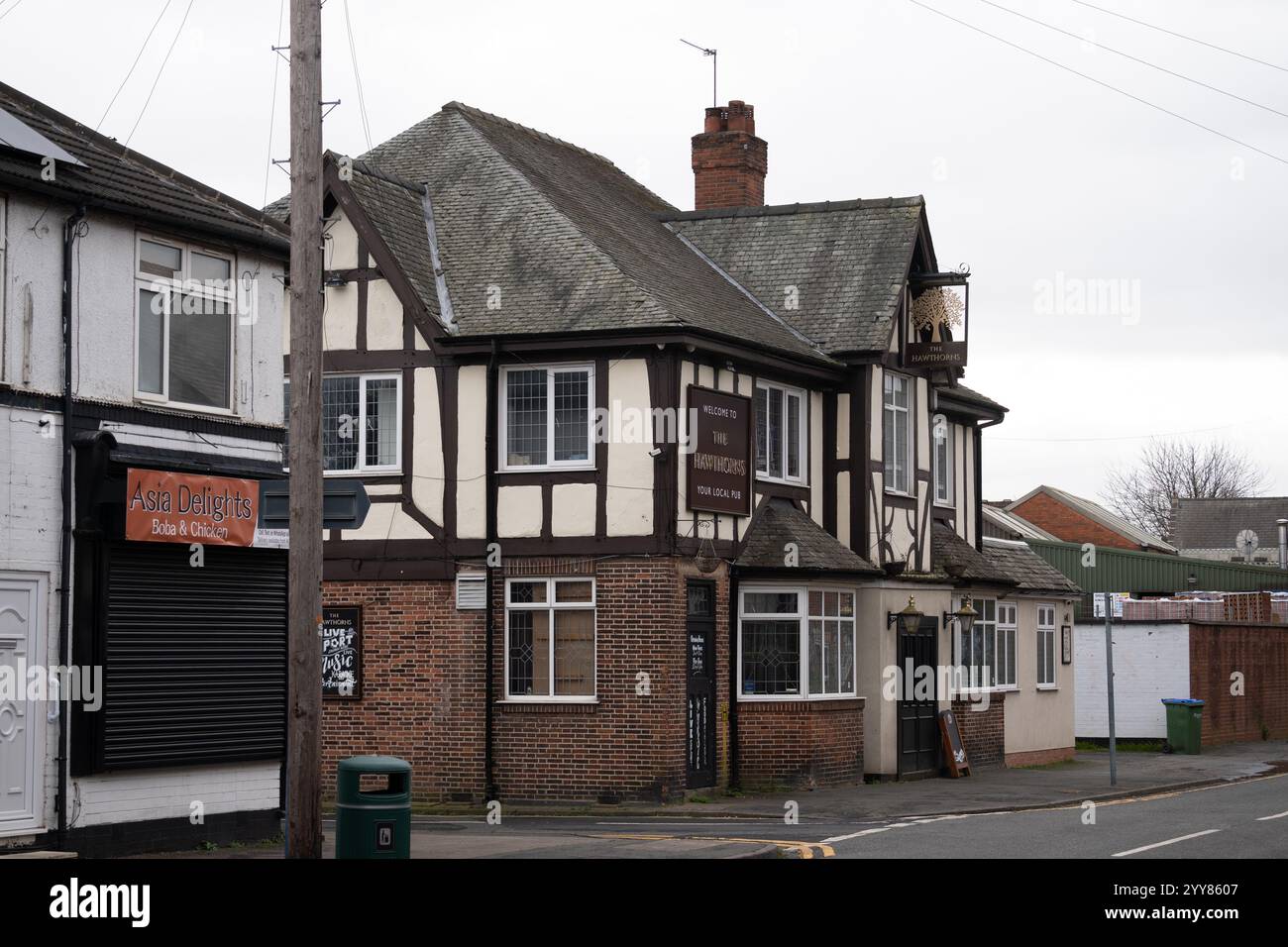 The Hawthorns pub, Ross, Rowley Regis, West Midlands, England, UK Stock ...