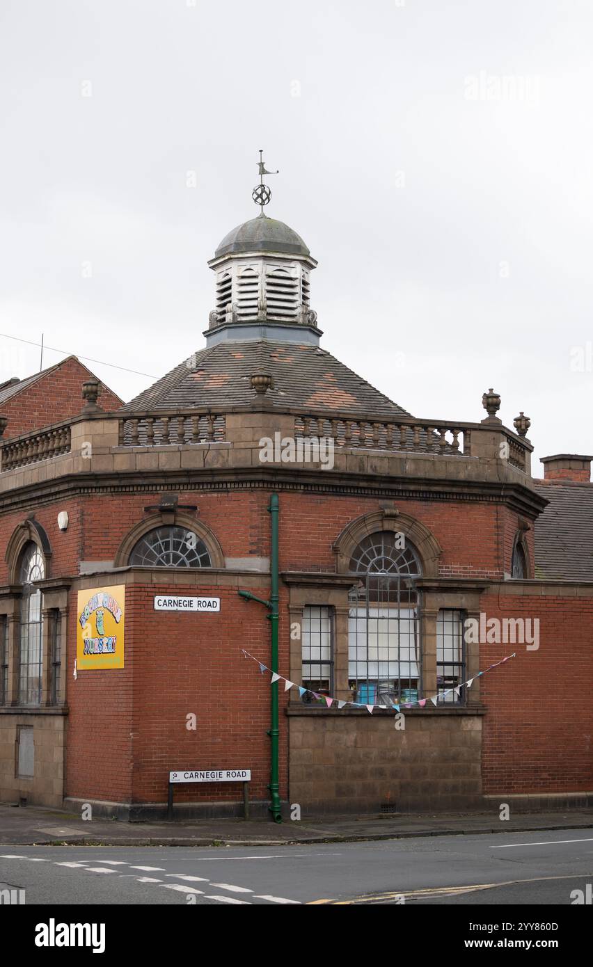 The former Carnegie Library, Rowley Regis, West Midlands, England, UK ...