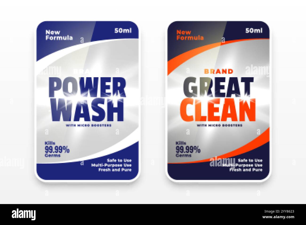 nice washing detergent label design Stock Vector Image & Art - Alamy