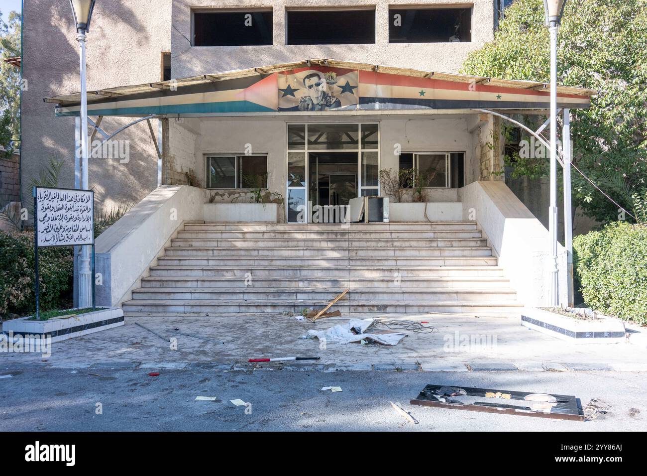 Damascus, Syria. 19th Dec, 2024. Syrian families looking for names of ...