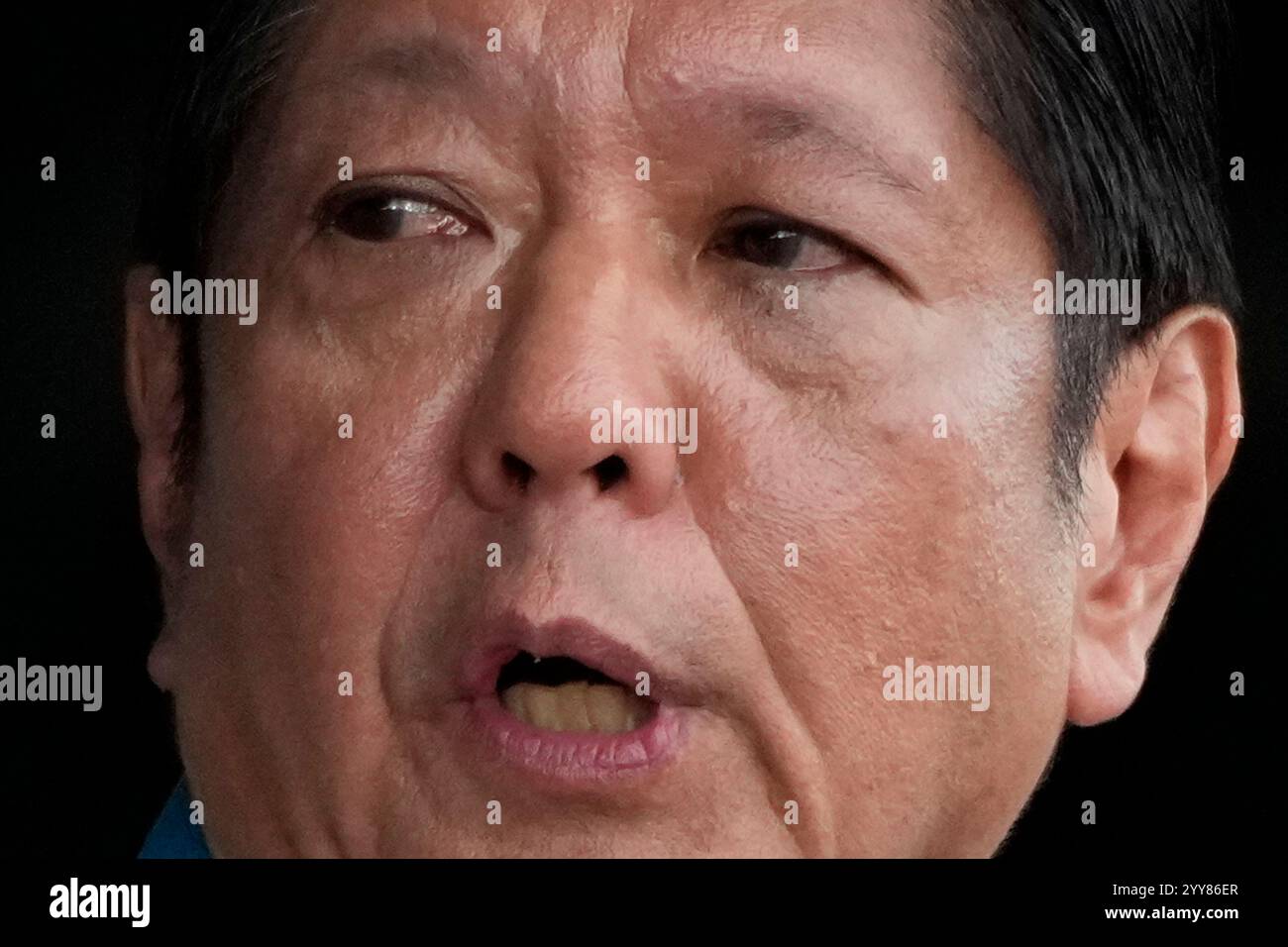 Philippine President Ferdinand Marcos Jr. speaks during the 89th ...
