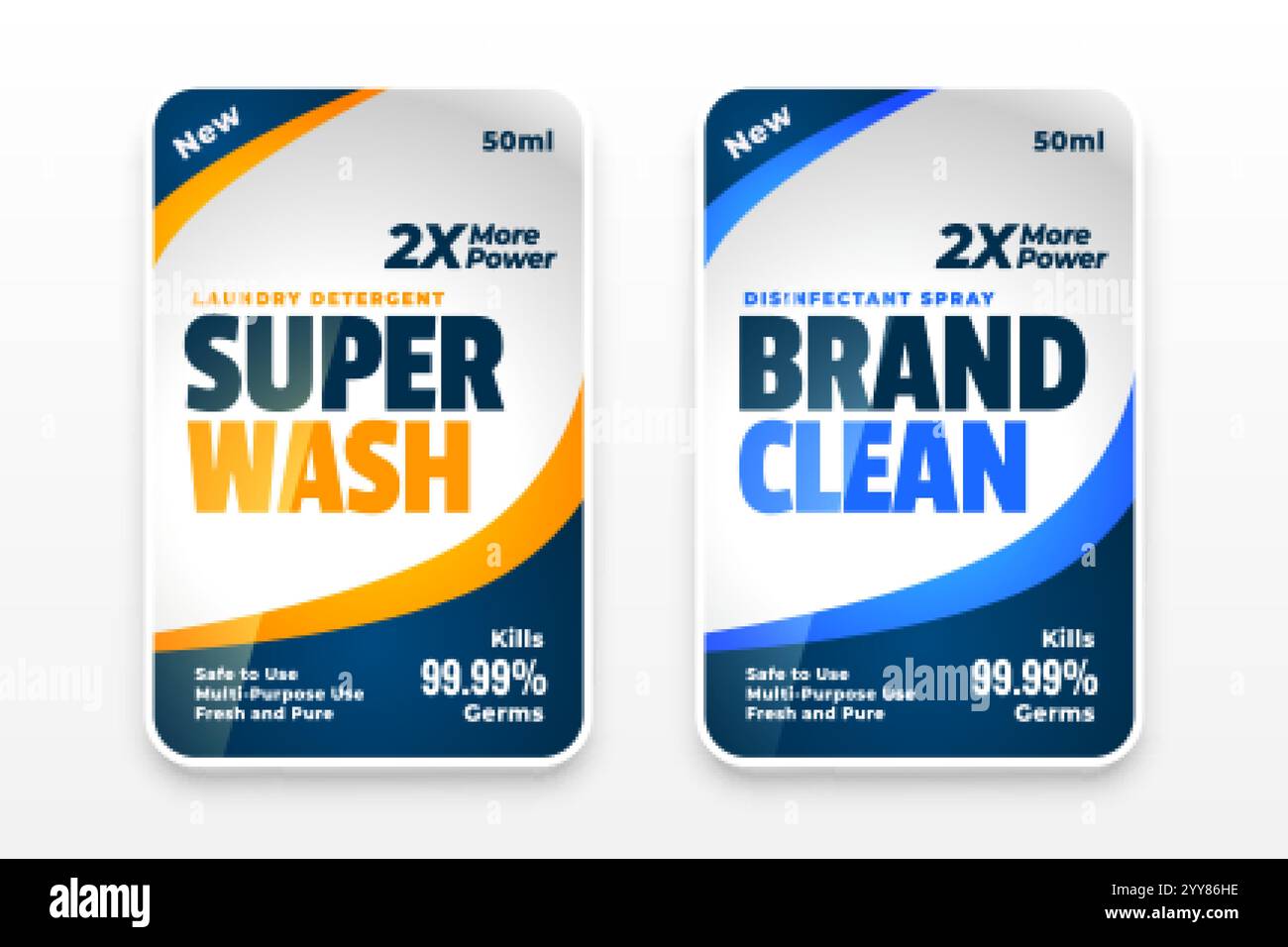 laundry detergent labels and stickers set Stock Vector Image & Art - Alamy