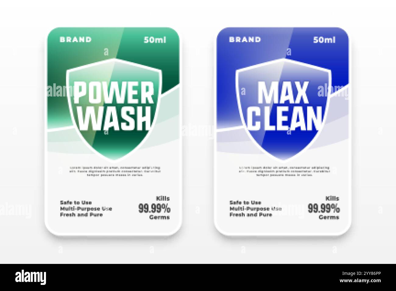 power detergent max clean label design Stock Vector Image & Art - Alamy