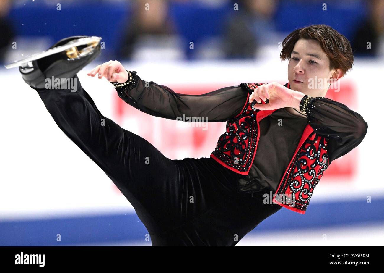 Rio Nakata competes during the men's short program（SP）of the All-Japan ...