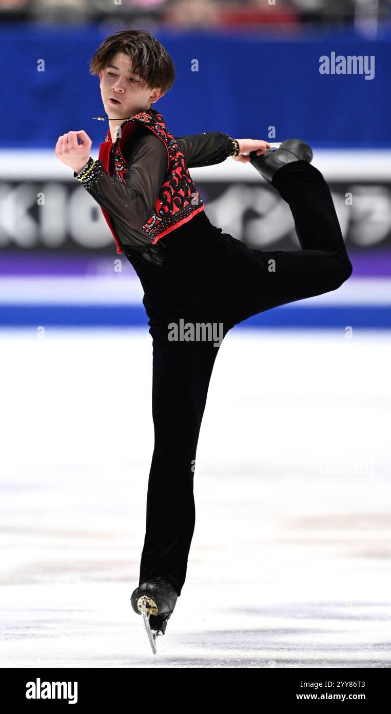 Rio Nakata competes during the men's short program（SP）of the All-Japan ...