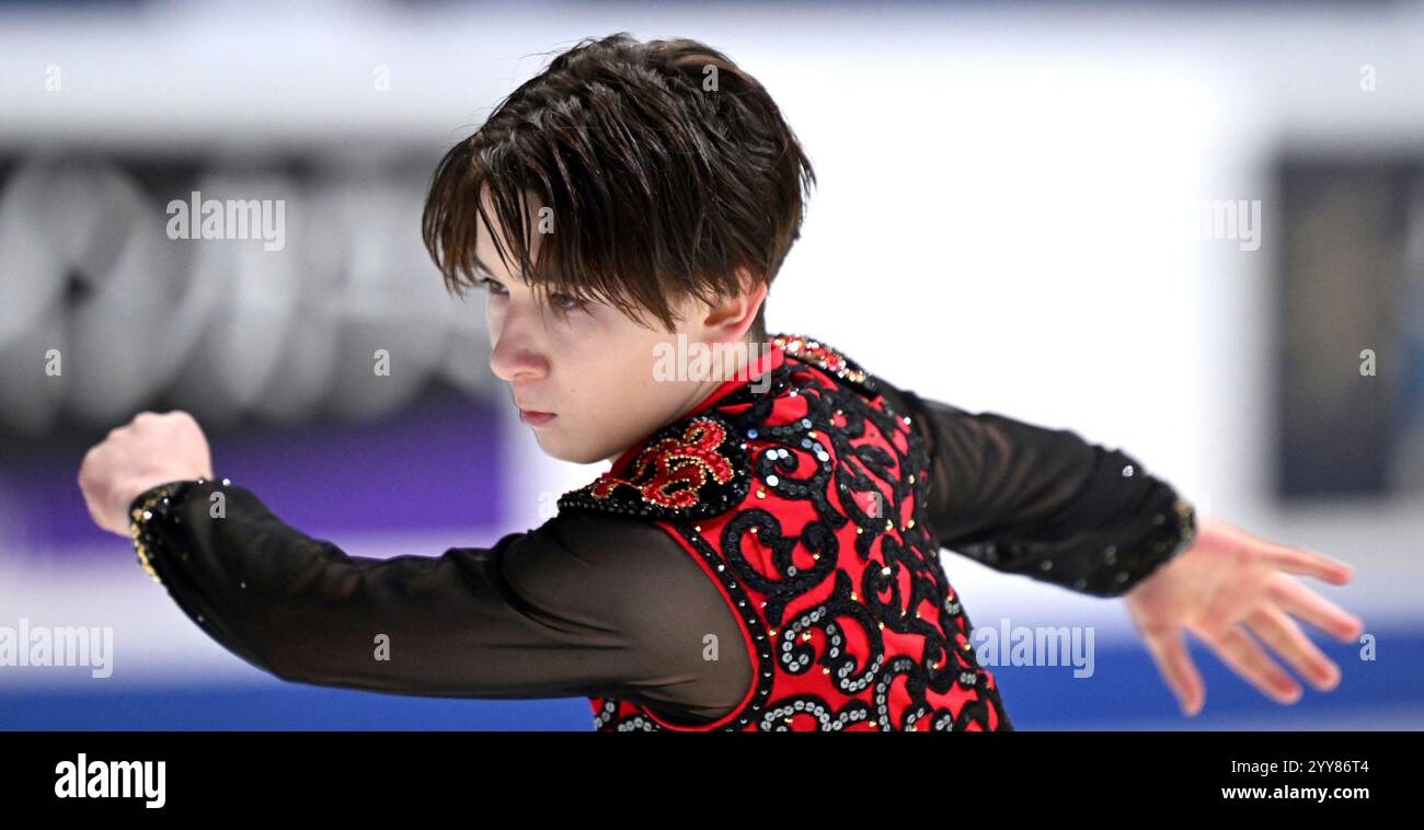 Rio Nakata competes during the men's short program（SP）of the All-Japan ...