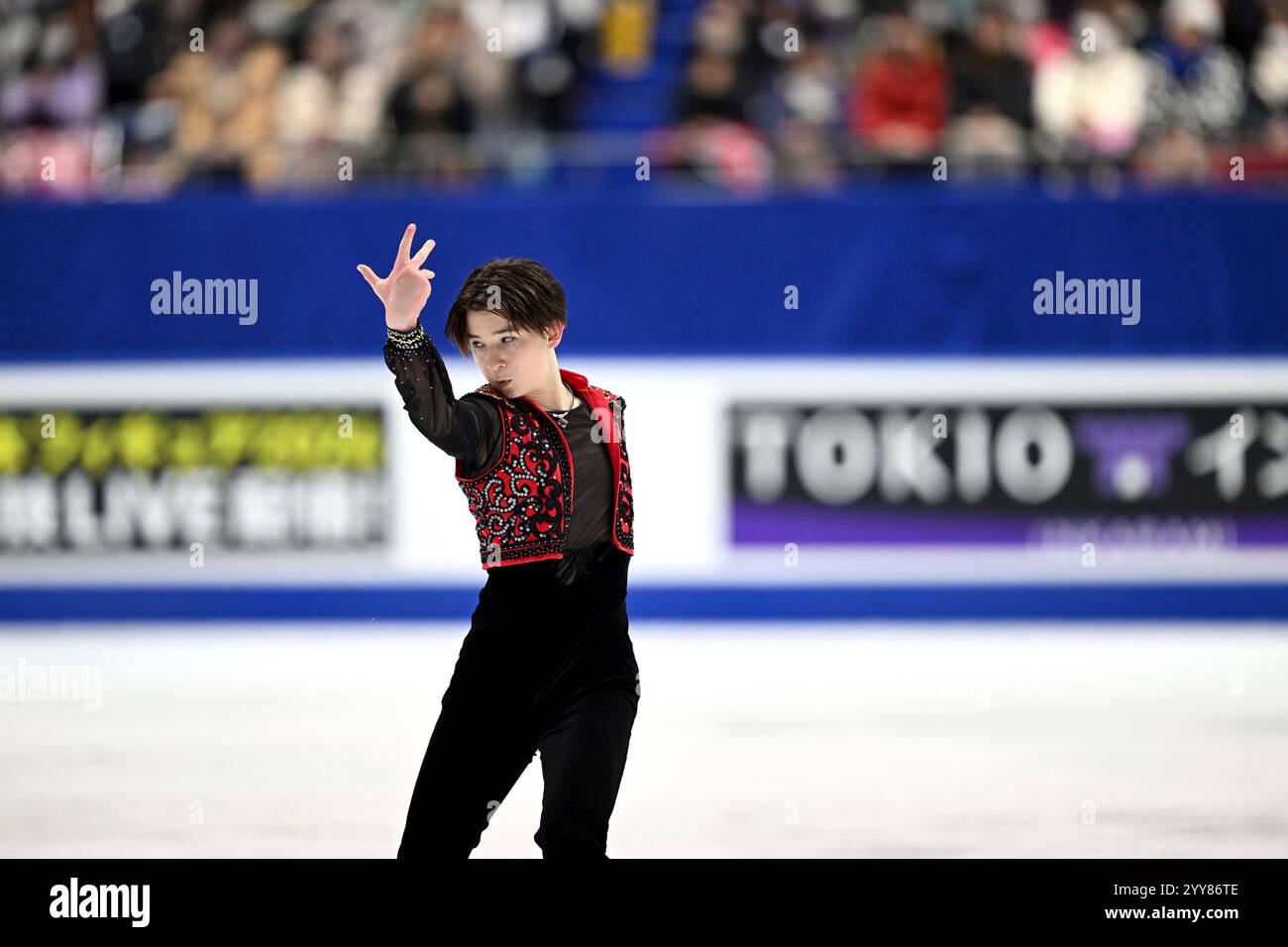Rio Nakata competes during the men's short program（SP）of the All-Japan ...