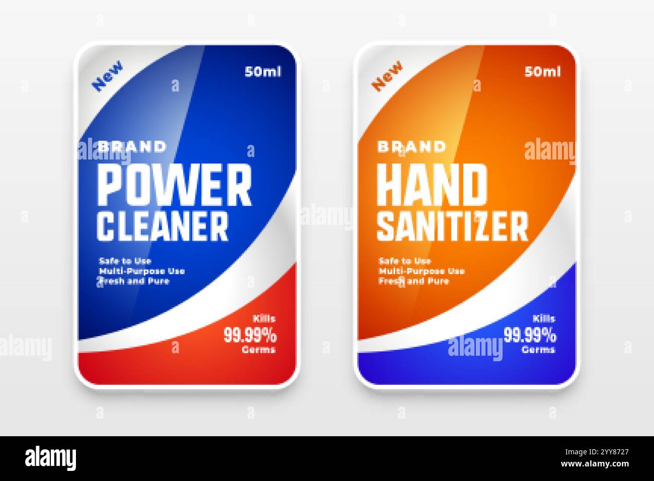 Hand sanitizer label design hi-res stock photography and images - Alamy