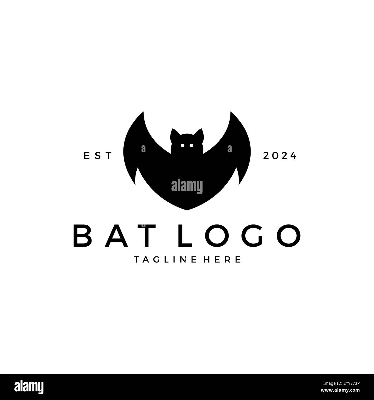 Sign bat icon black hi-res stock photography and images - Alamy