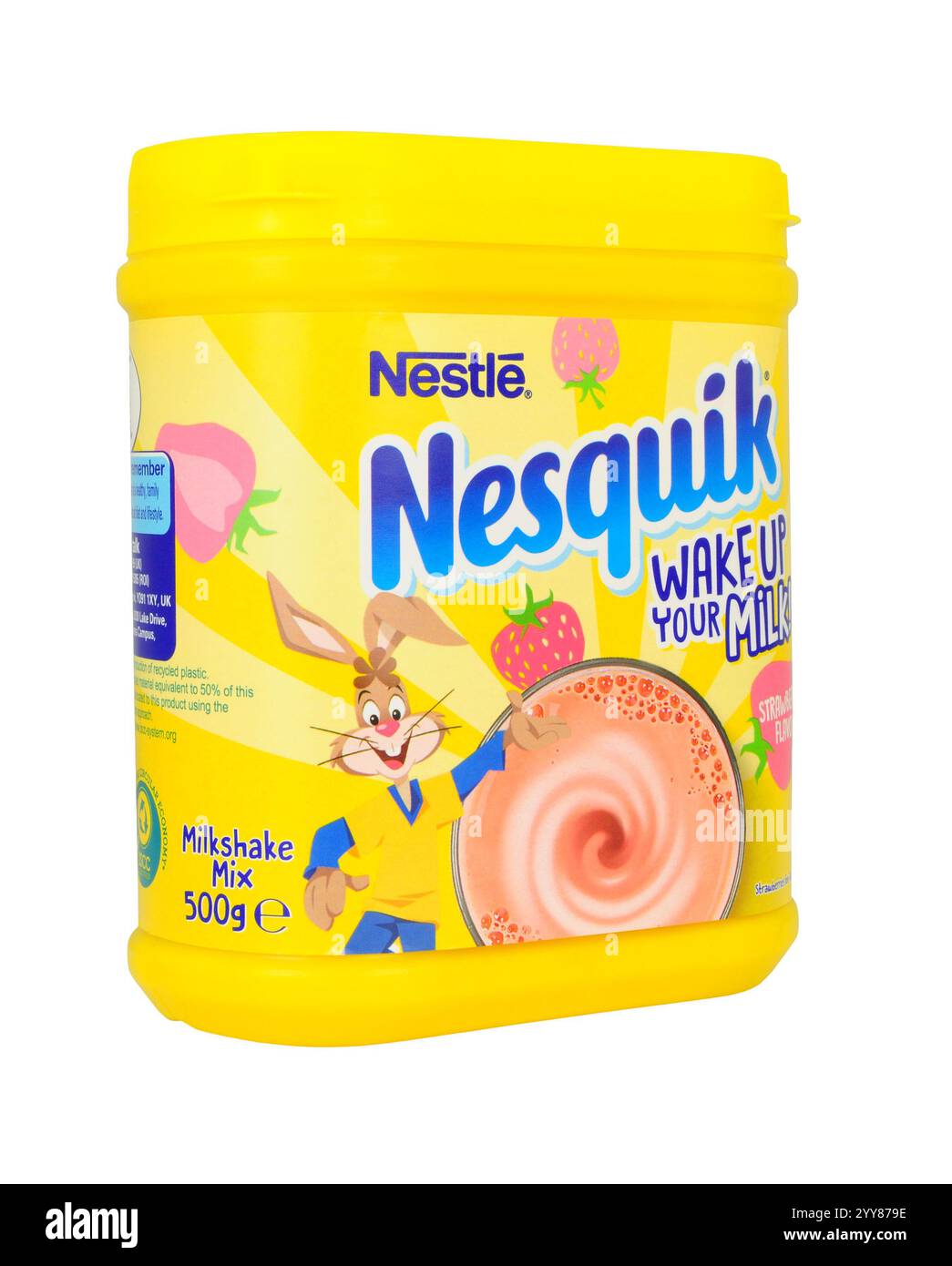 Nesquik strawberry flavour milkshake powder mix in a 500g pack Stock ...