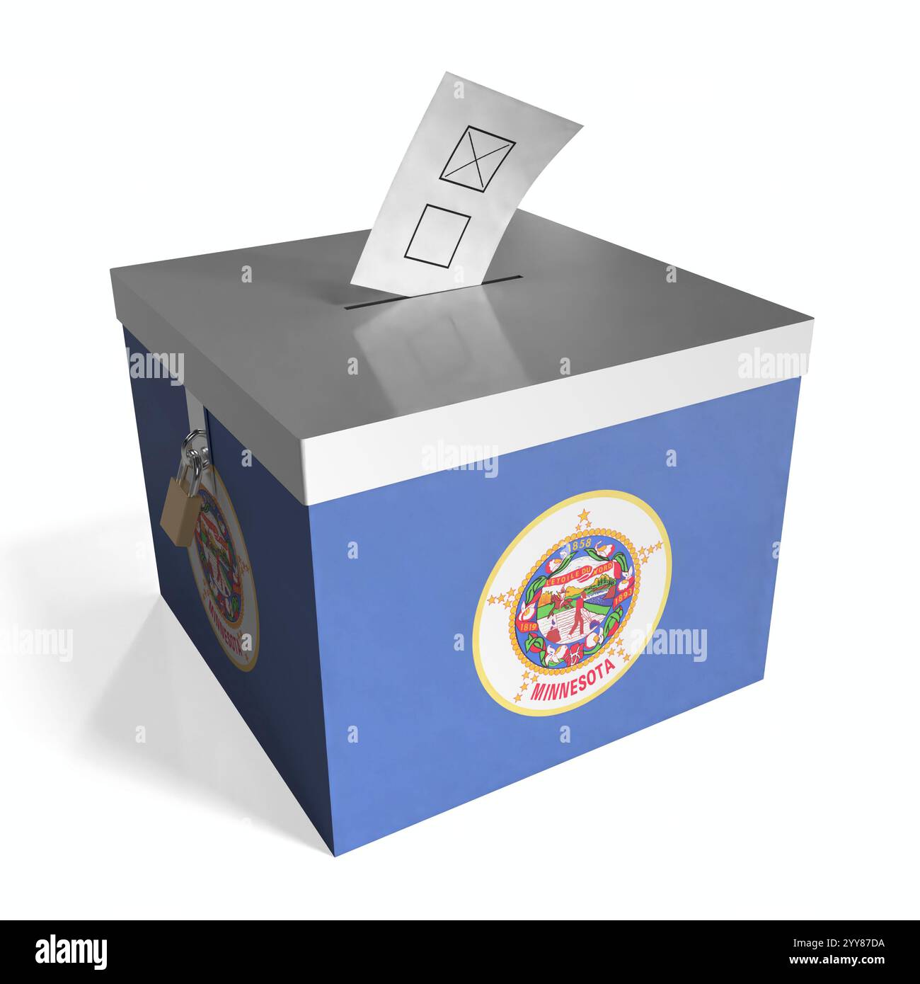 Voting ballot state Cut Out Stock Images & Pictures - Alamy