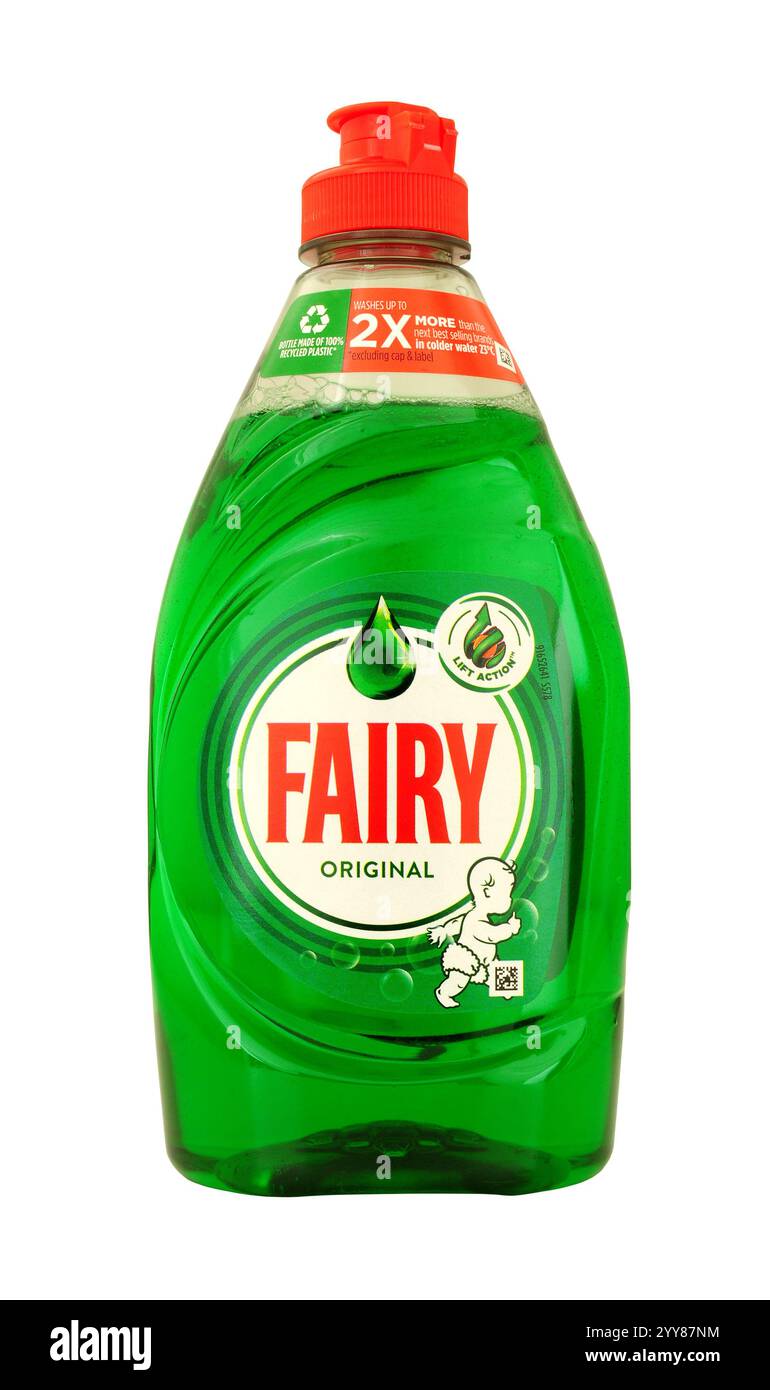 Fairy original green washing up liquid detergent two times longer ...