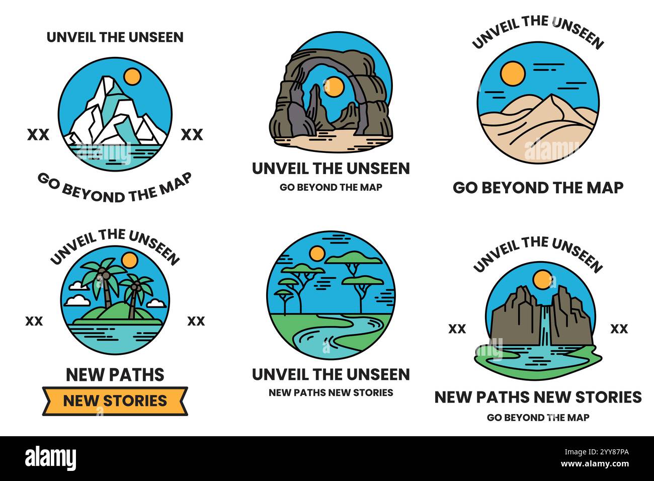 Tourist attractions signs Stock Vector Images - Alamy