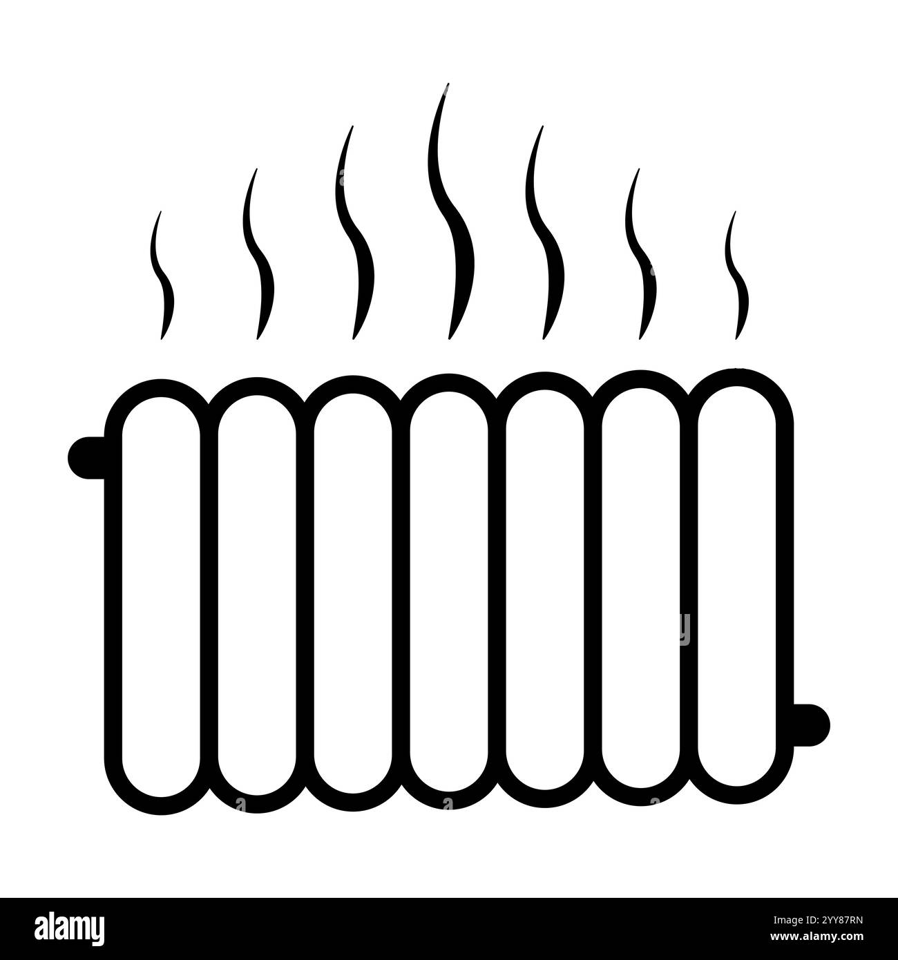 Radiator symbol Black and White Stock Photos & Images - Alamy
