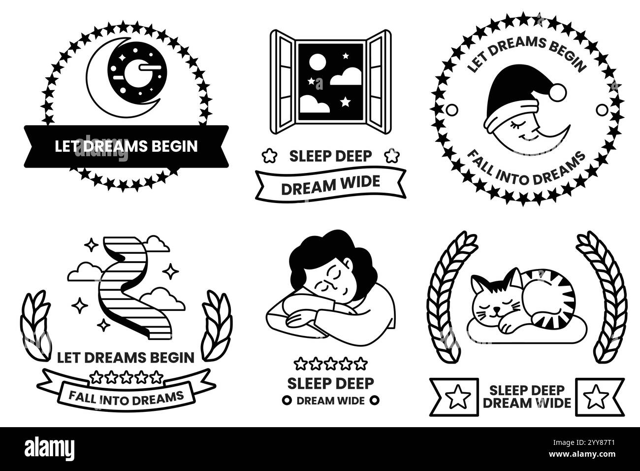 Girl of dreams Stock Vector Images - Alamy