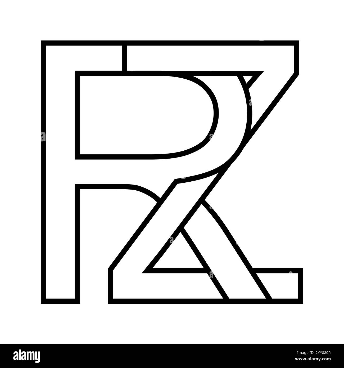 Rz letters Cut Out Stock Images & Pictures - Alamy