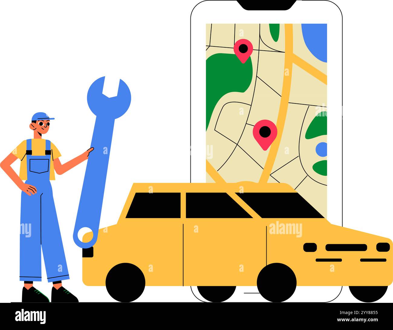 Map services hi-res stock photography and images - Alamy