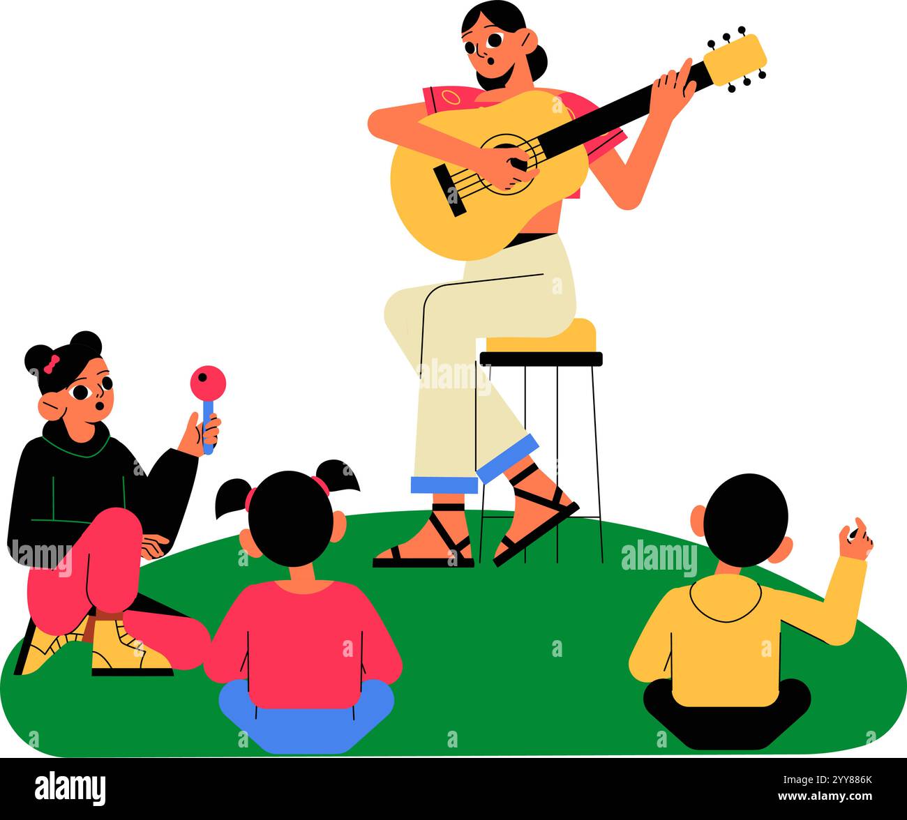 Music training session Stock Vector Images - Alamy