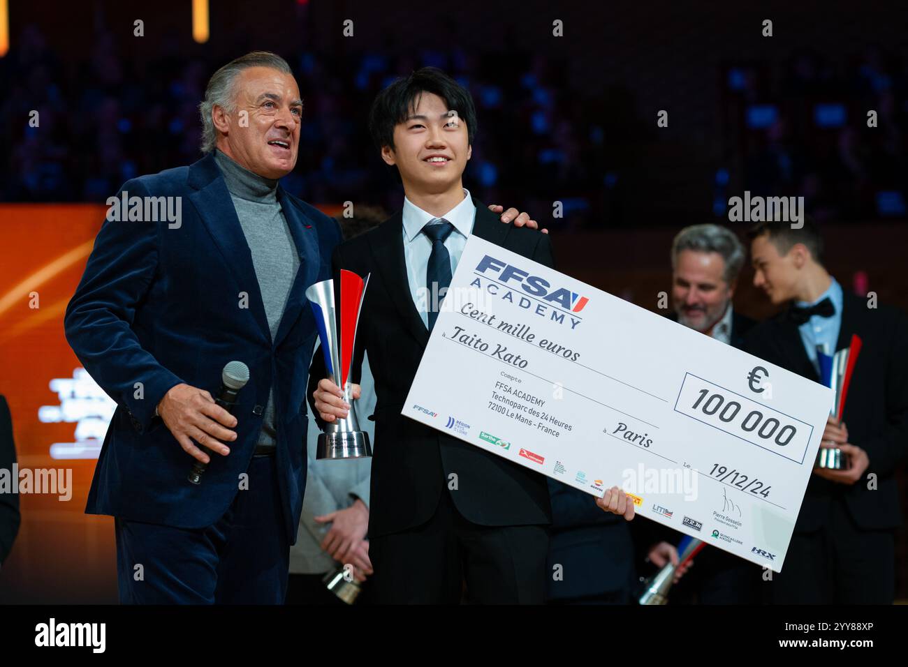 KATO Taiko (jap), portrait with ALESI Jean (fra) during Les Trophées du ...