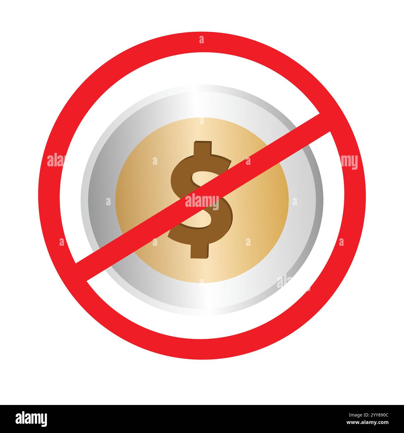 Crossed out red sign Stock Vector Images - Alamy