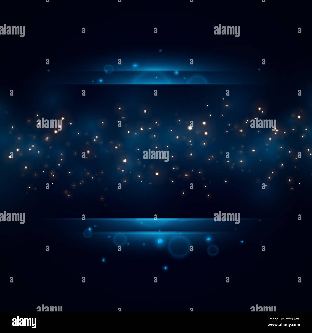 royal blue golden sparkles background design Stock Vector Image & Art ...