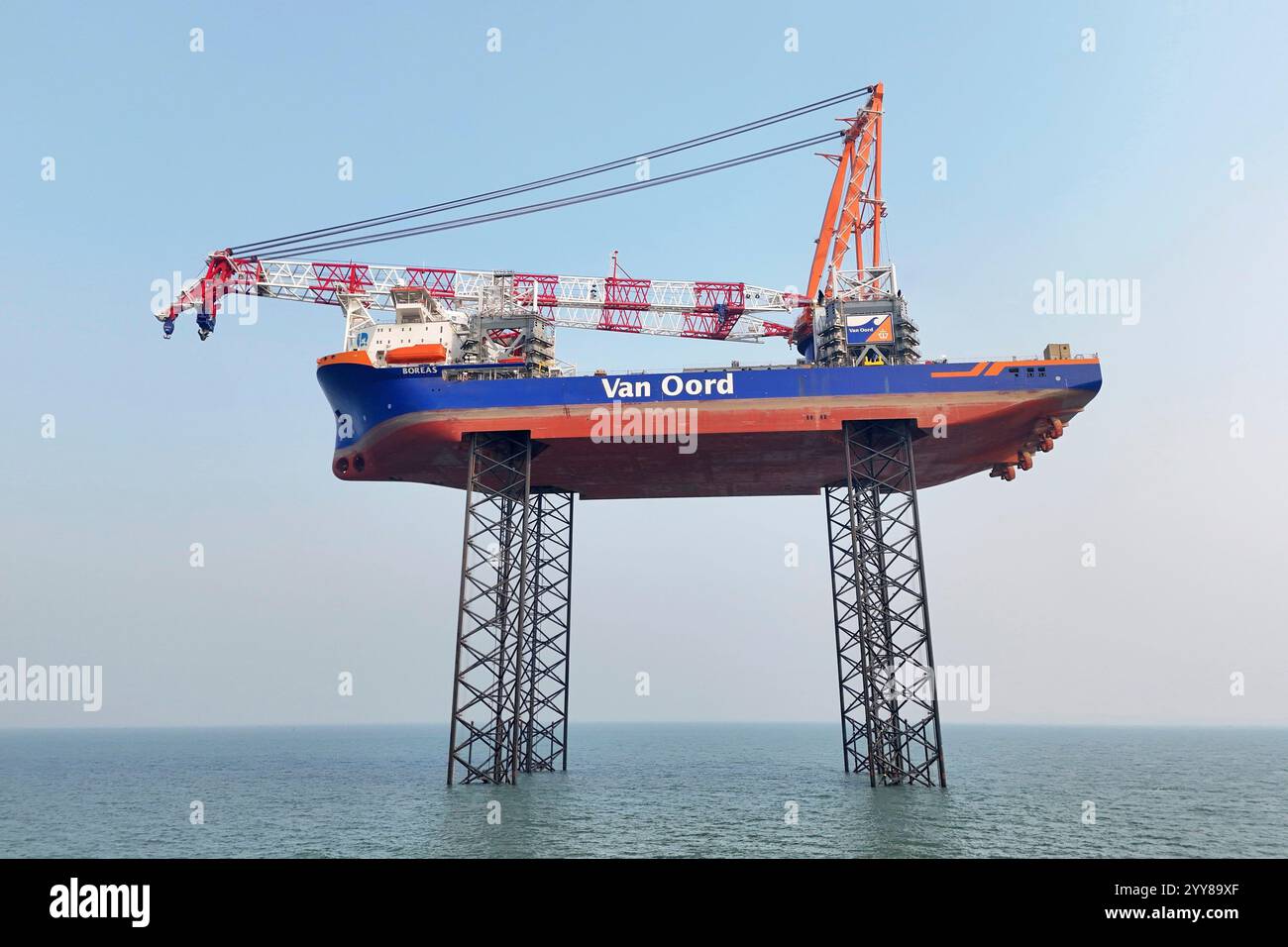 The BOREAS, built by CIMC Raffles for Dutch company Van Oord and the ...