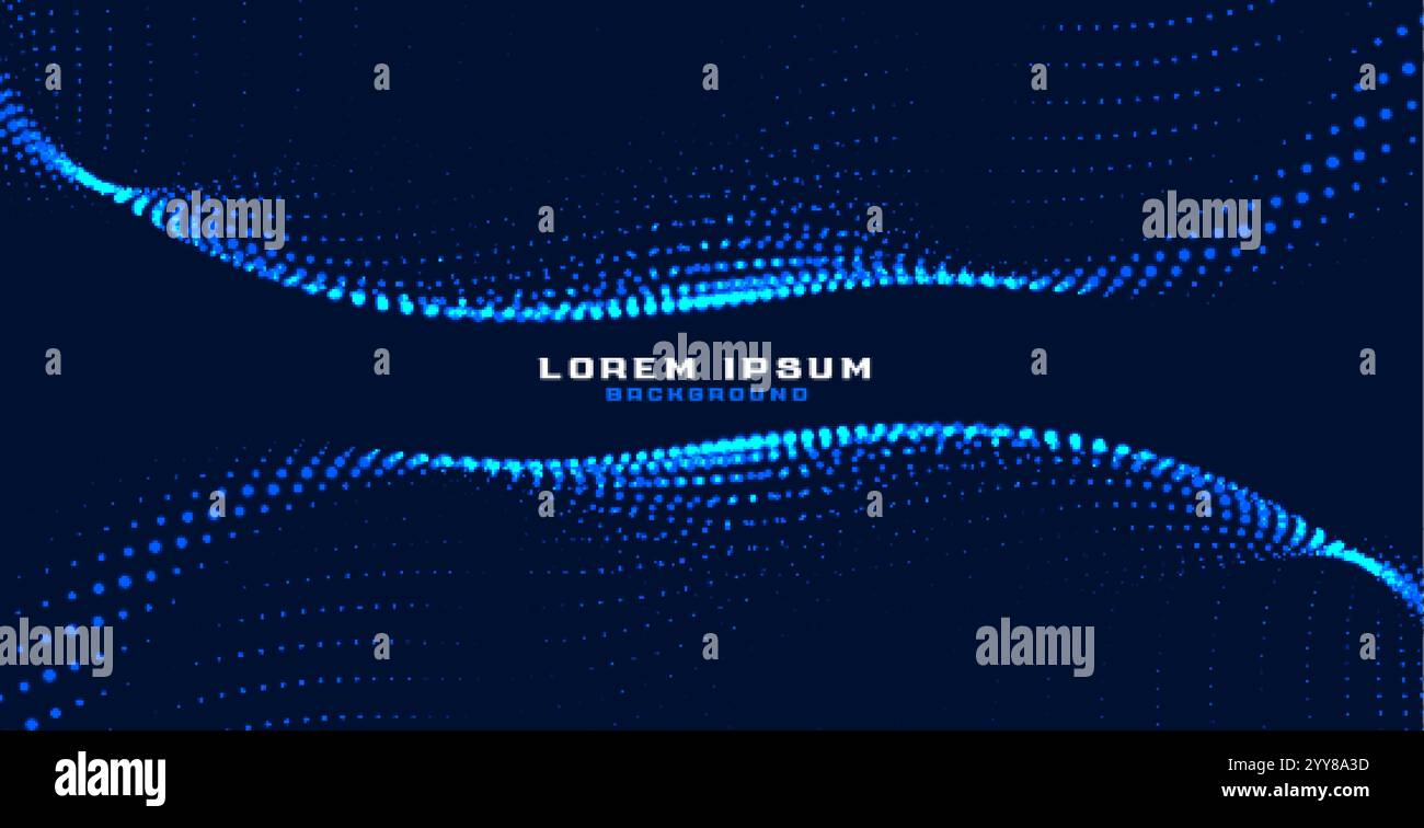 Glowing blue data matrix Stock Vector Images - Alamy