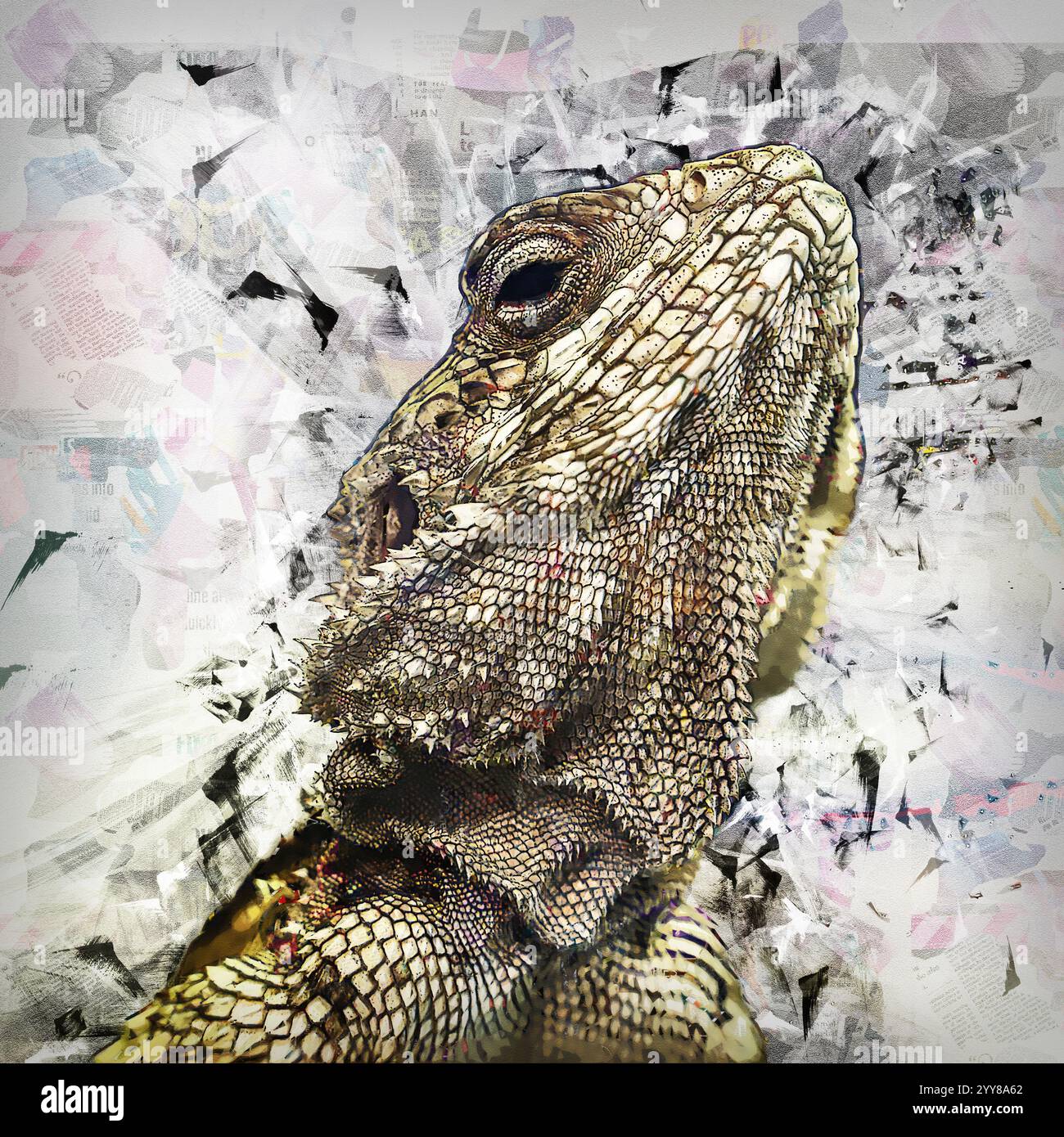 Agama lizard drawing hi-res stock photography and images - Alamy