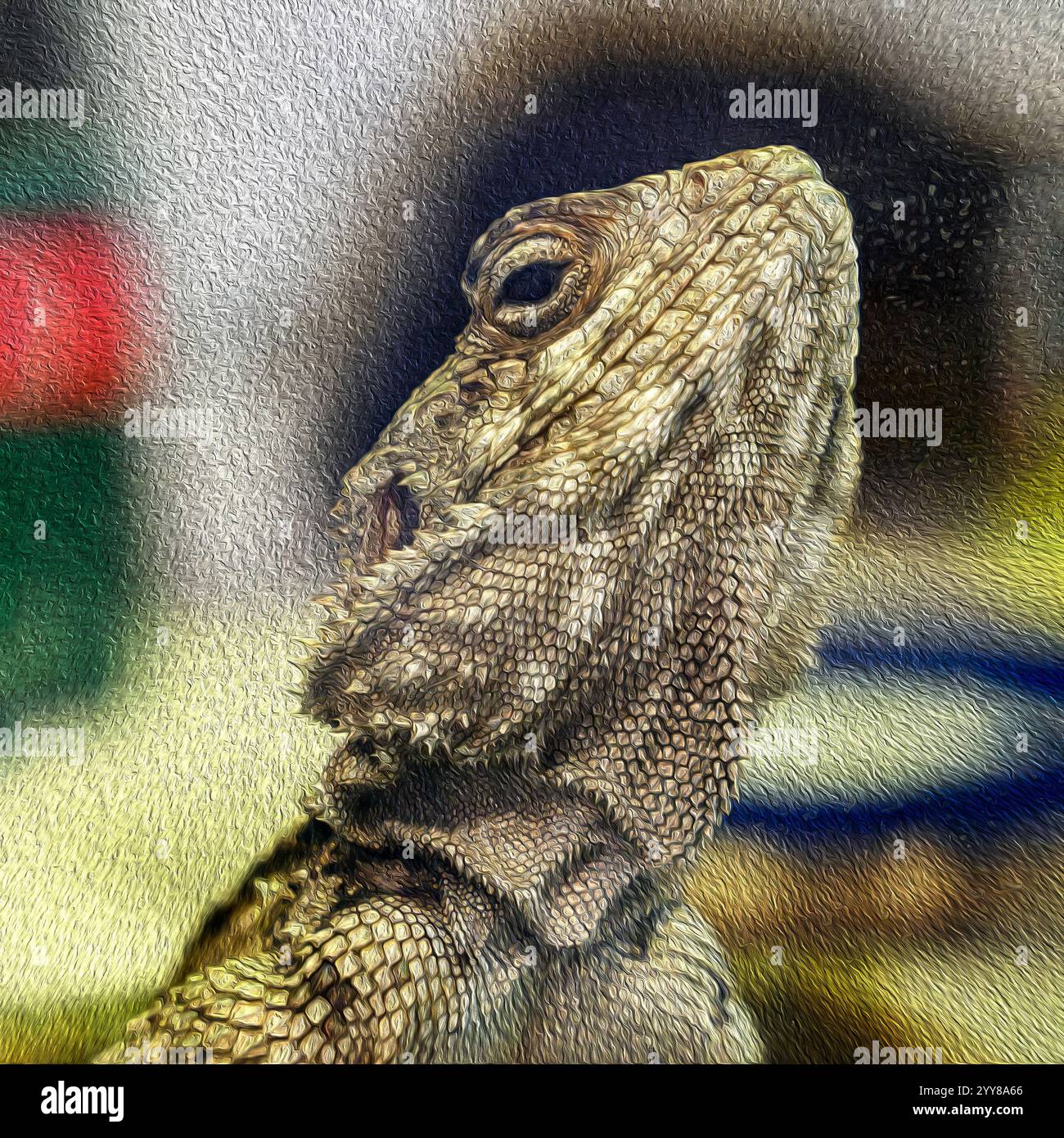 Agama lizard drawing hi-res stock photography and images - Alamy