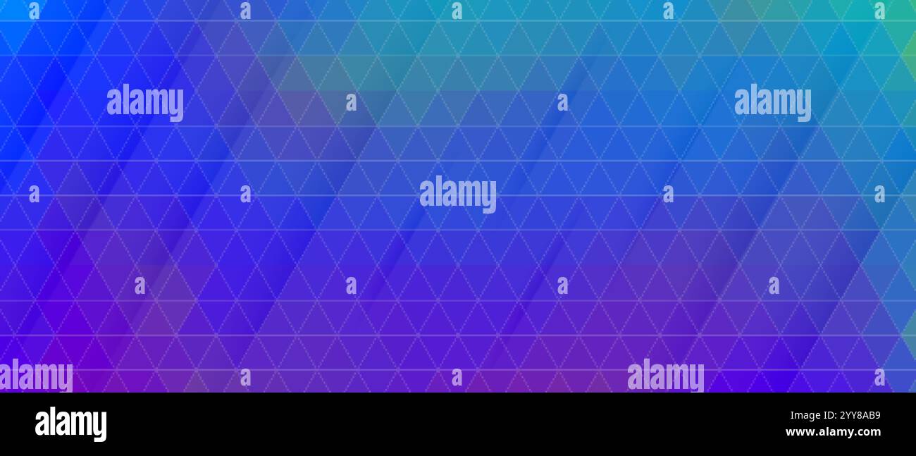 abstract blue vibrant triangle pattern banner design Stock Vector Image ...