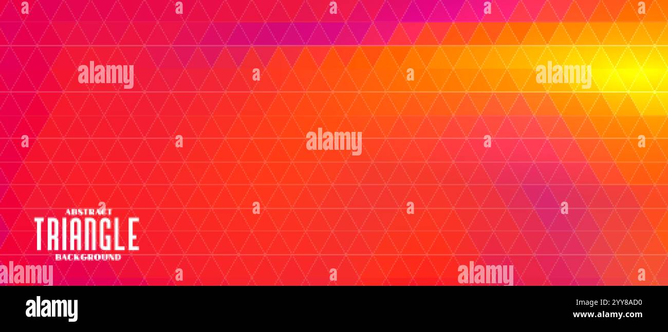 abstract red triangle banner design Stock Vector Image & Art - Alamy