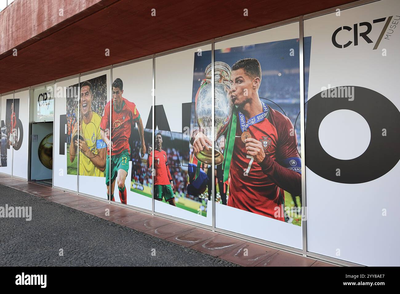 The Cristiano Ronaldo Museum is pictured on the Funchal waterfront on ...