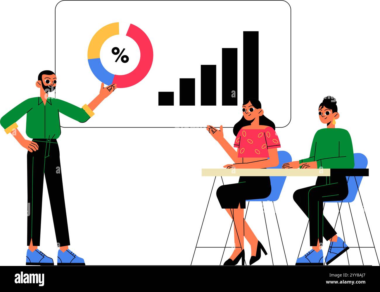 Male speaker speaking in business Cut Out Stock Images & Pictures - Alamy