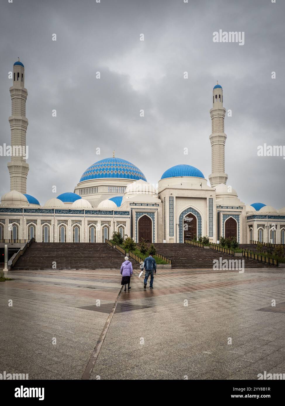 Nur-Sultan Kazakhstan largest big mosque Astana in Central Asia Stock ...