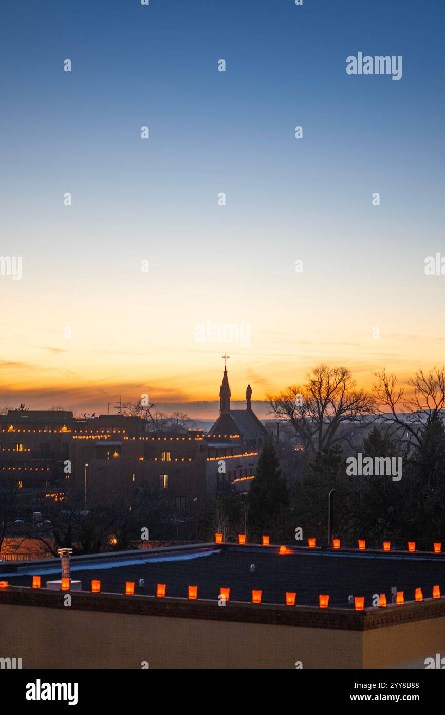 Santa fe at night hi-res stock photography and images - Alamy