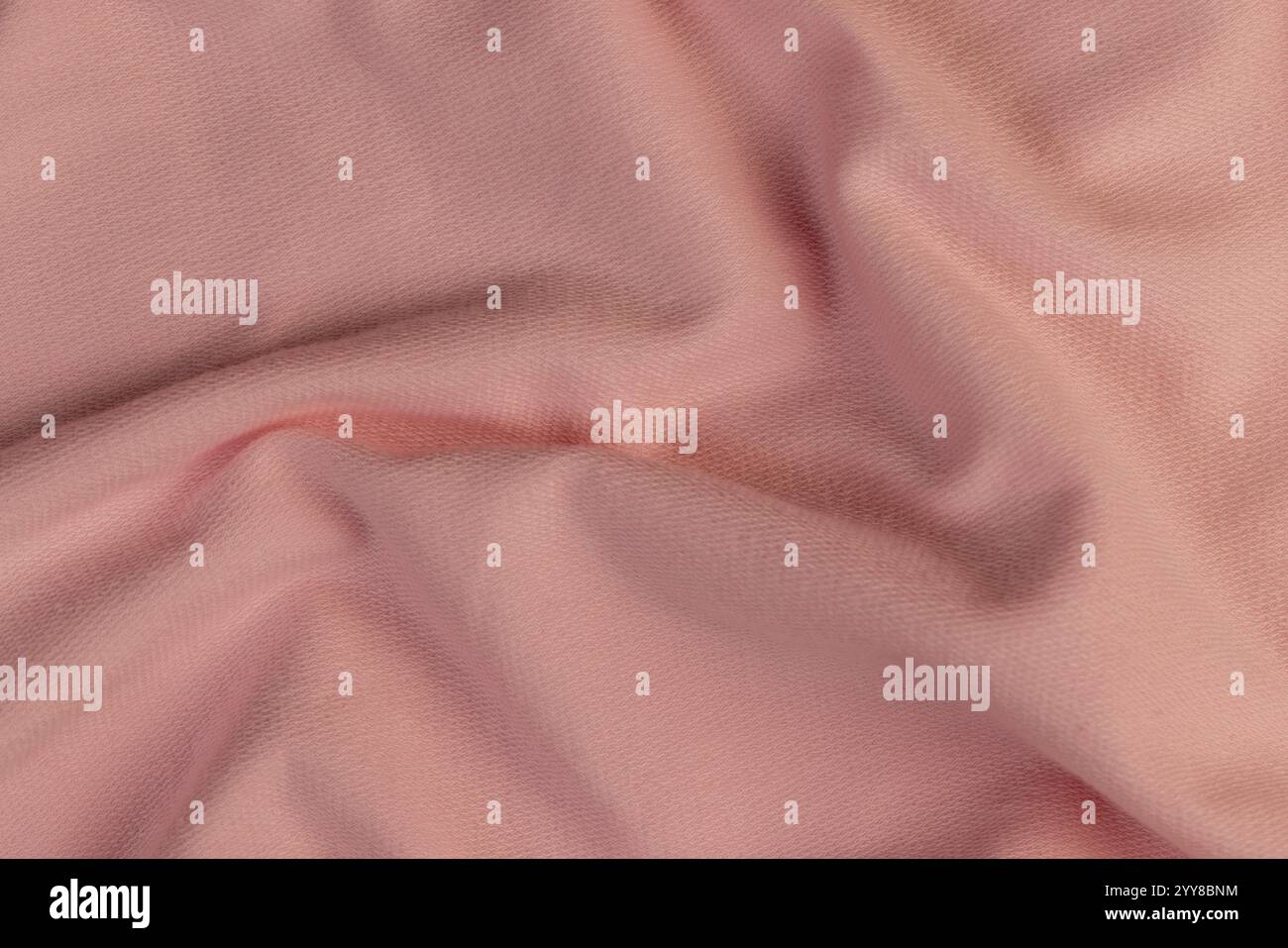beautiful soft pink cotton fabric, details of a part of the pink fabric ...