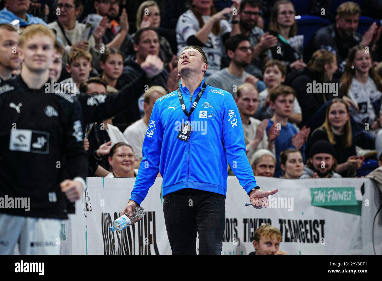 Filip Jicha (THW Kiel, Trainer) GER, THW Kiel vs. VfL Gummersbach ...