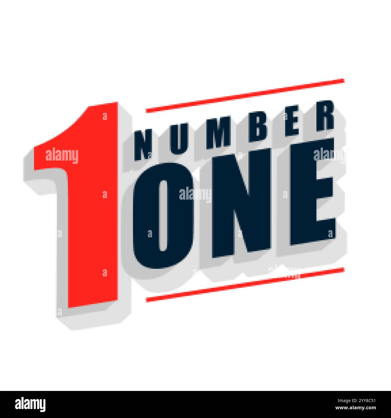 flat number one winner label design Stock Vector Image & Art - Alamy