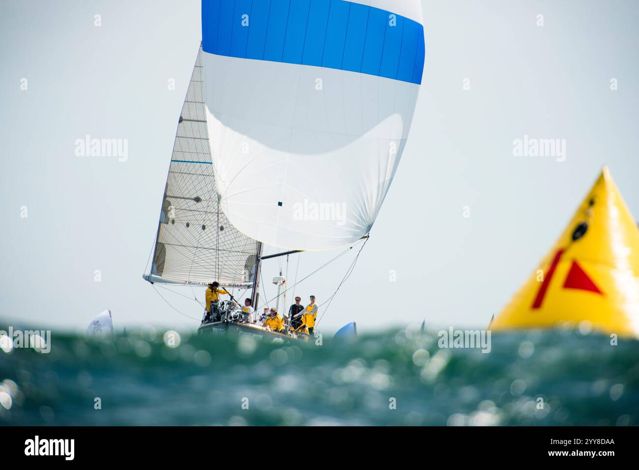Sailing boat race buoy hi-res stock photography and images - Alamy