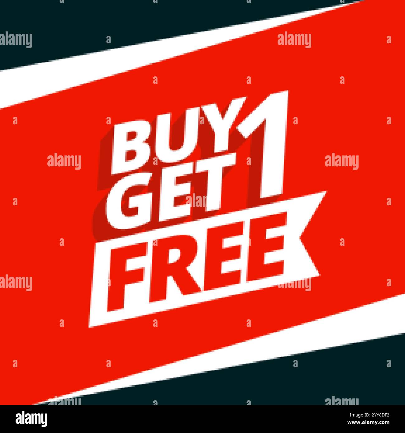 Bogo buy one get one free Stock Vector Images - Alamy