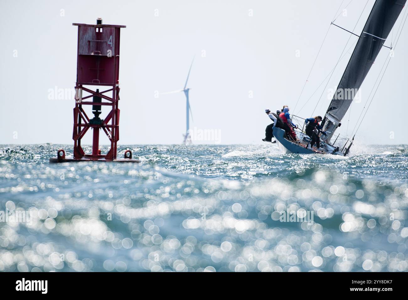 Sailing boat race buoy hi-res stock photography and images - Alamy