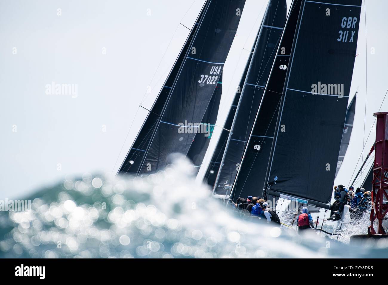 Sailing boat race buoy hi-res stock photography and images - Alamy