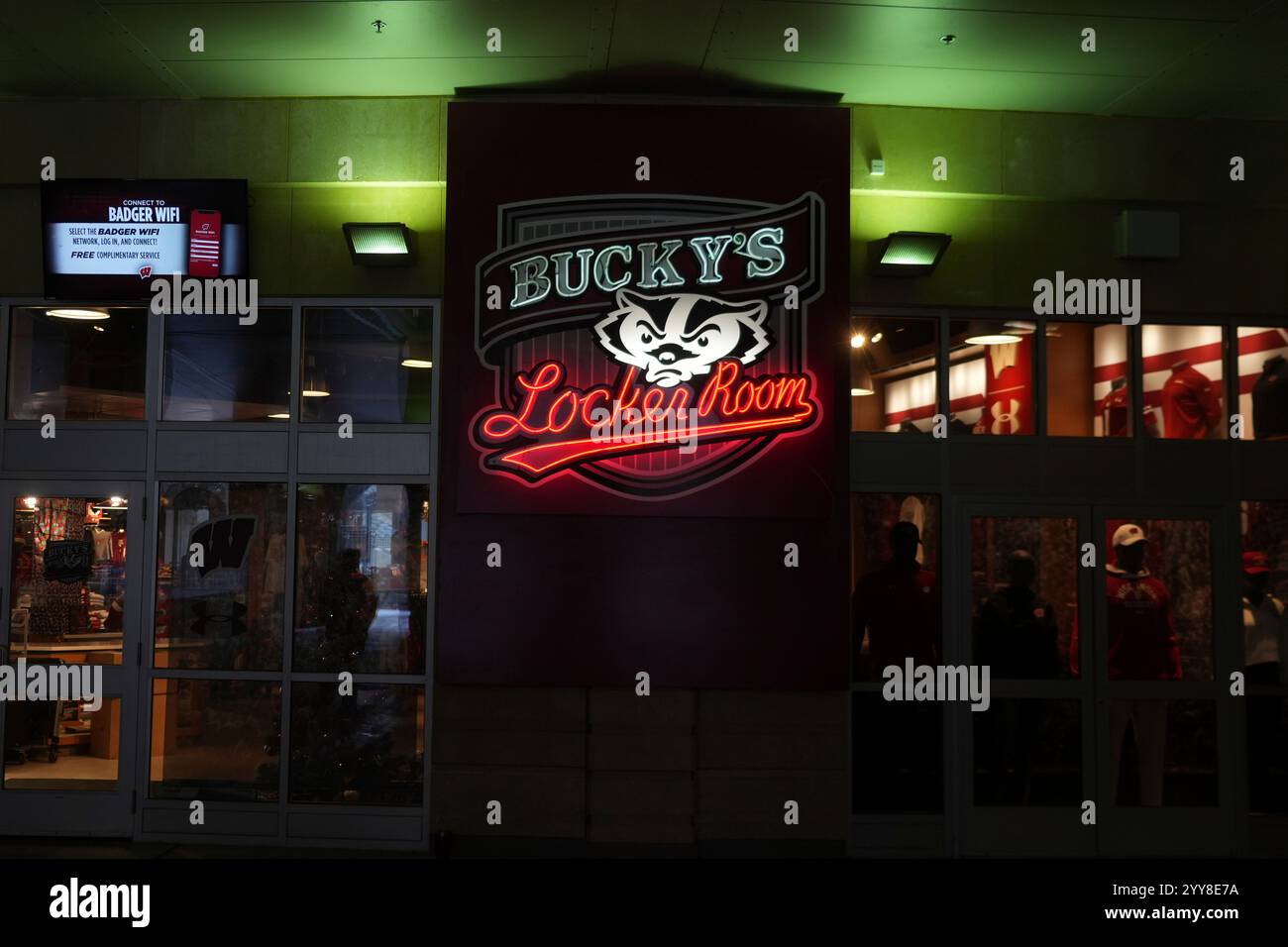 The Bucky's Locker Room store at Camp Randall Stadium at the University ...