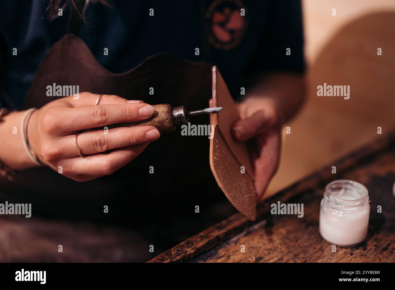 The leatherworker hi-res stock photography and images - Alamy