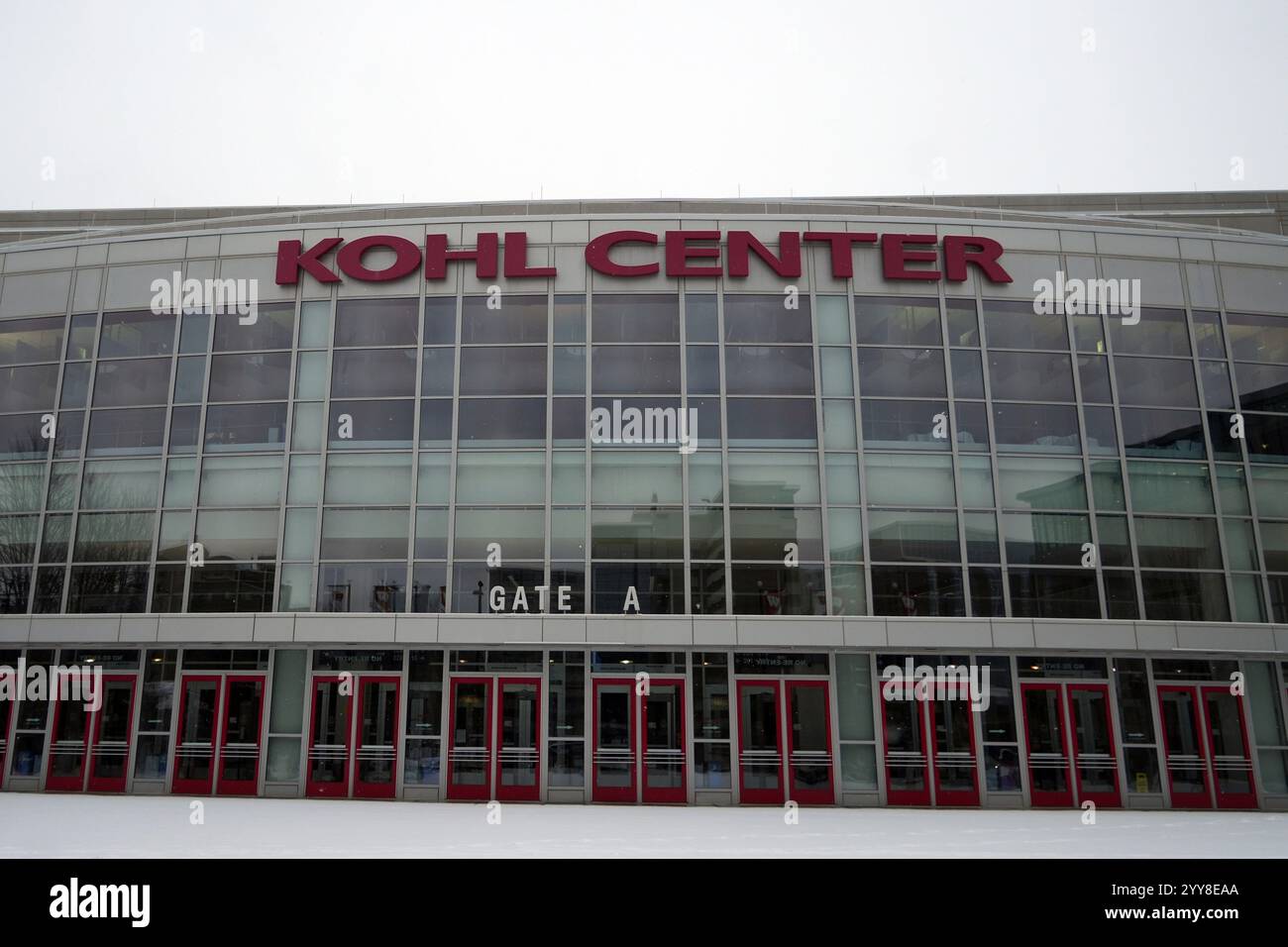 A general overall view of the Kohl Center arena at the University of ...