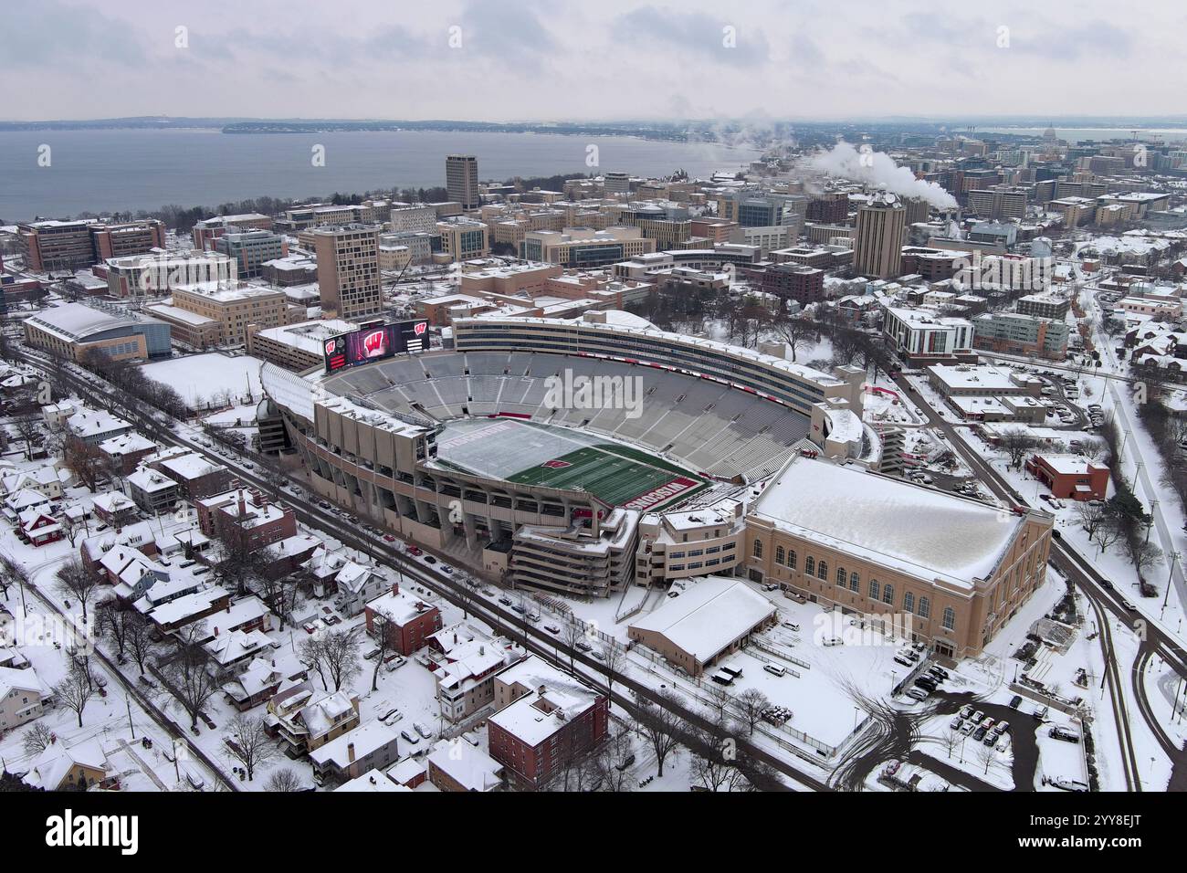 Camp randall stadium aerial hi-res stock photography and images - Alamy