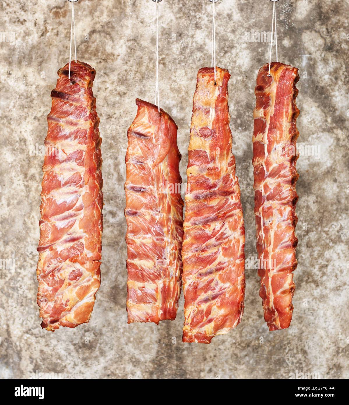variety of butchered pork meats and cuts Stock Photo - Alamy