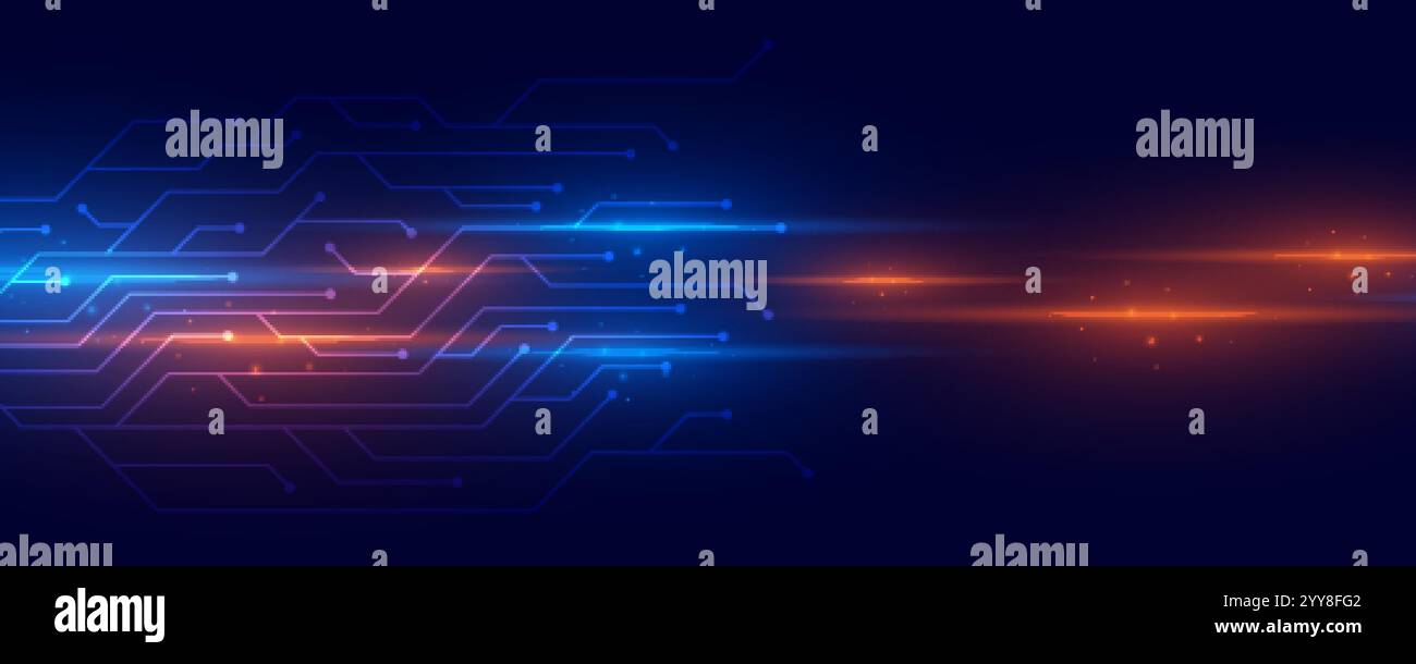 Futuristic light streaks Stock Vector Images - Alamy