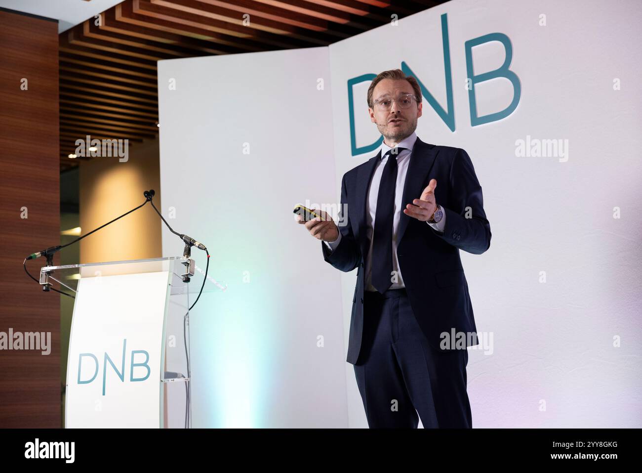 Alexander Opstad, Group EVP of DNB Markets at DNB’s Capital Markets Day ...