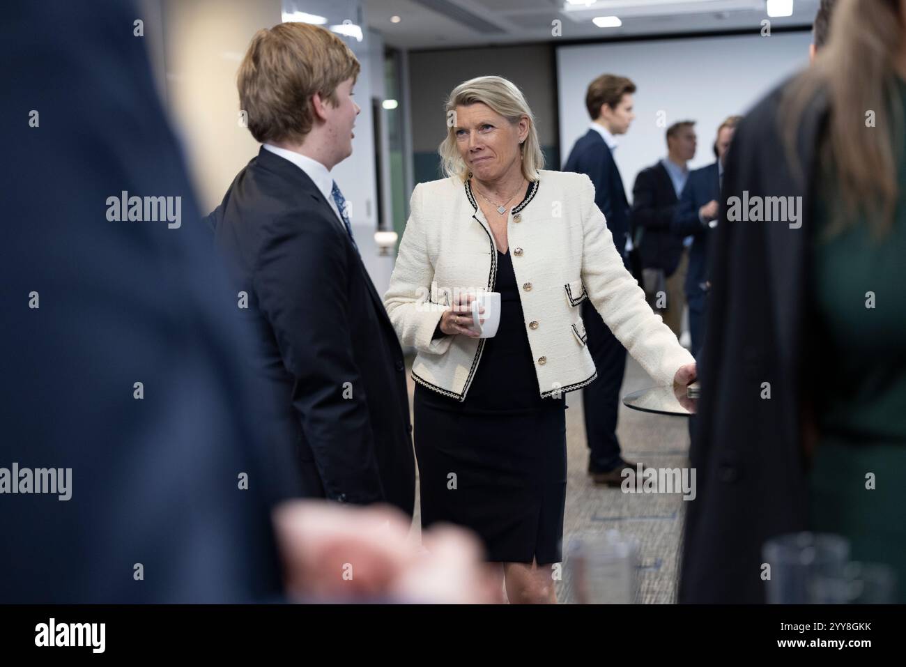 DNB's CEO Kjerstin Braathen attending the DNB’s Capital Markets Day ...